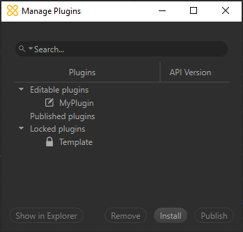 Manage Plugins